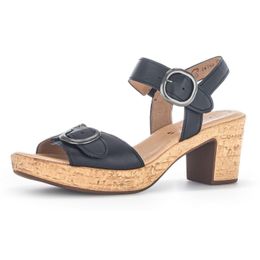 Gabor Sandalette, Sommerschuh, Sandale, Blockabsatz,mit Best Fitting Ausstattung, schwarz