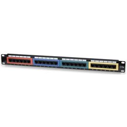 Intellinet 513678 24 Port Netzwerk-Patchpanel 483 mm (19) CAT 5e 1 HE