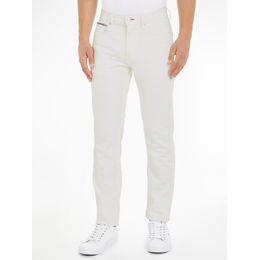 Straight-Jeans Tommy Hilfiger "STRAIGHT DENTON STR" Gr. 36, Länge 34, weiß (gale white) Herren Jeans Straight Fit