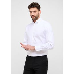 Langarmhemd Eterna "MODERN FIT", Herren, Gr. 43, Normalgrößen, weiß, 100% cotton, tailliert, Hemden