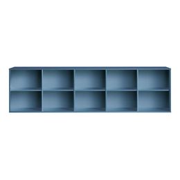 Sideboard HAMMEL FURNITURE "Mistral, Hochwertig Bücherregal, Lowboard, hängend/stehend montierbar" Sideboards Gr. B/H/T: 220 cm x 61 cm x 42 cm, blau Sideboards