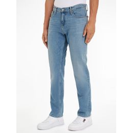 Straight-Jeans Tommy Jeans "RYAN RGLR STRGHT" Gr. 31, Länge 30, blau (mid blue) Herren Jeans Straight Fit