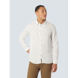 Langarmhemd NO EXCESS Gr. L, N-Gr, weiß (white) Herren Hemden Langarm