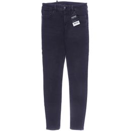 Hallhuber Damen Jeans, schwarz, Gr. 34