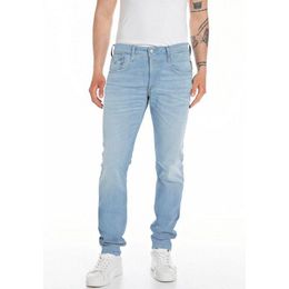 Replay Slim-fit-Jeans ANBASS HYPERFLEX BIO, blau