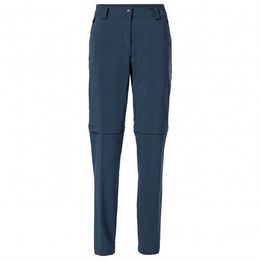 Vaude - Women's Yaras Zip Off Pants - Radhose Gr 36 - Regular blau
