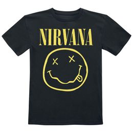 Nirvana Kids - Smiley T-Shirt schwarz in 110/116