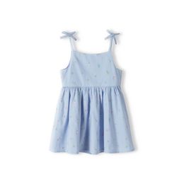 MINOTI Kleid M&auml;dchen Gr&ouml;&szlig;e 68/74 blau / gr&uuml;n / rosa