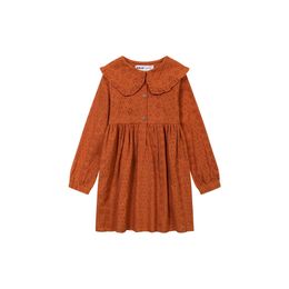 MINOTI Kleid M&auml;dchen Gr&ouml;&szlig;e 104/110 braun