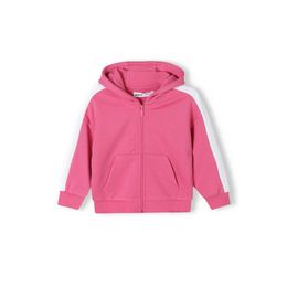 MINOTI Sweatshirt M&auml;dchen Gr&ouml;&szlig;e 86/92 pink / wei&szlig;