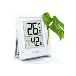 MAVORI Hygrometer und Thermometer digital mit sehr präzisen Messwerten