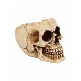 Horror-Shop Dekofigur Totenkopf Schale mit offener Schädeldecke Lobo