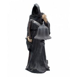 Horror-Shop Dekofigur Schwarzer Reaper mit Sense & Glocke 40 cm als Goth