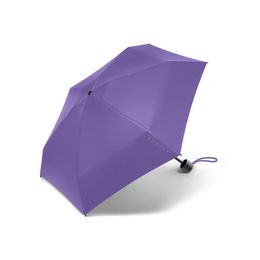 Esprit Taschenregenschirm kleiner kompakter Regenschirm Petito deep lavender