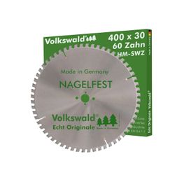 Volkswald Kreissägeblatt Volkswald ® HM-Sägeblatt SWZ 400 x 30 mm Z= 60 Kreissägeblatt Bauholz