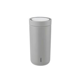 Stelton Thermobecher To Go Click Soft Light Grey 400 ml