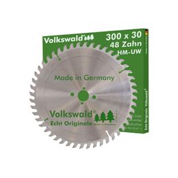 Volkswald Kreissägeblatt Volkswald ® HM-Sägeblatt UW 300x30mm Z=48 Kreissägeblatt Hartmetall