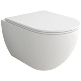 Alpenberger Dusch-WC Wand WC mit Bidet Funktion Slim WC Sitz mit Absenkautomatik