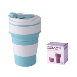 ousudela Coffee-to-go-Becher Outdoor-Reise multifunktionaler Silikon-Faltbecher Kaffeetasse