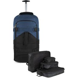 Normani Reisetasche Reisetasche 60 L mit 4 Kleidertaschen