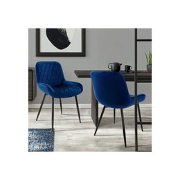 ML-Design Stuhl Esszimmerstühle Set mit Rücken und Armlehnen Polster Küchenstühle (2 St)