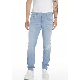 Slim-fit-Jeans Replay "ANBASS HYPERFLEX BIO" Gr. 29, Länge 30, light blue 66g Herren Jeans Slim Fit