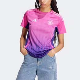 Fußballtrikot adidas Performance "DFB A JSY W" Gr. L, semi lucid fuchsia, team colleg purple Damen Trikots Jersey Shirts