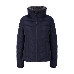 Tom Tailor Damen Pufferjacke - REPREVE(R) Our Ocean(R), blau, Gr. XS