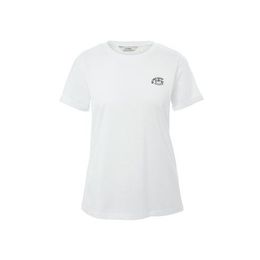 Tchibo Shirt mit kleiner Statement-Stickerei - Schwarz - Gr.: L
