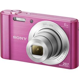 Kompakt Kamera CyberShot DSC-W810 - Rosa + Sony Zoom optique 6X 28-156mm f/2.3 f/2.3