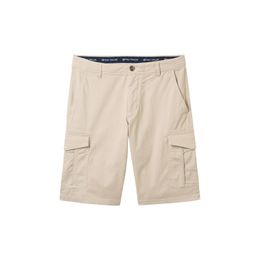 Tom Tailor Herren Regular Cargoshorts, braun, Uni, Gr. 32