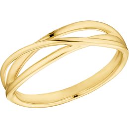 s.Oliver Damen Ring, 925er Silber, gold