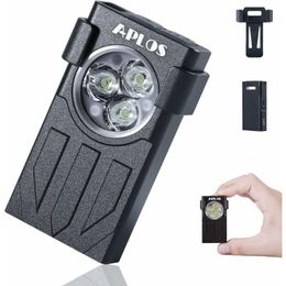 L01 1100 Lumen Mini edc Taschenlampe, Magnetischer Sockel-Clip, helle Taschenlampe für den Außenbereich, Notfall, eingebaute wiederaufladbare