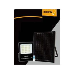 Meditrade GmbH Trade Shop Traesio - solar led strahler 300W fernbedienung IP65 kaltweisses licht 6500K S01F-300W