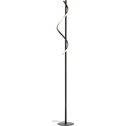 Brilliant Lampe Eunice LED Standleuchte 1,5m schwarz matt Metall/Kunststoff schwarz 16 W LED integriert - schwarz