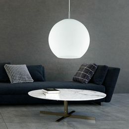 etc-shop Design Pendel Decken Lampe Glas Kugel Esszimmer Hänge Leuchte im Set inkl. LED Leuchtmittel