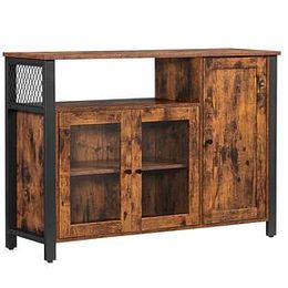 VASAGLE Sideboard, LSC096B01 braun 110,0 x 33,0 x 75,0 cm