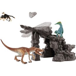 Schleich Dinoset mit Höhle Spielfiguren Mehrfarbig
