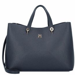 Tommy Hilfiger Emblem Shopper Tasche 38 cm space blue