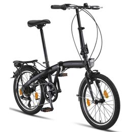 Licorne Bike Conseres Premium Falt Bike in 20 Zoll - Fahrrad für Herren, Jungen, Mädchen und Damen - Shimano 6 Gang-Schaltung - Hollandfahrrad