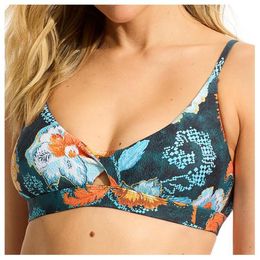 Seafolly - Women's Spring Festival Twist Front Bralette - Bikini-Top Gr 34 orange