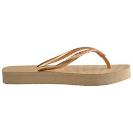 Havaianas - Women's Slim Flatform - Sandalen Brazil 35/36 | EU 37-38 beige