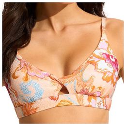 Seafolly - Women's Spring Festival Twist Front Bralette - Bikini-Top Gr 42 orange