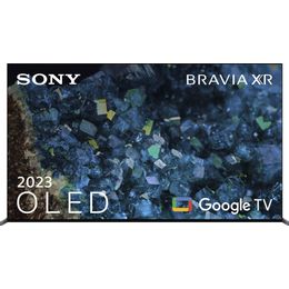 F (A bis G) Sony OLED-Fernseher "XR-83A80L" Fernseher schwarz (titanschwarz) LED Fernseher