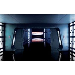 Komar Vliestapete "Star Wars Death Star Floor" Tapeten Gr. B/L: 400 m x 250 m, Rollen: 1 St., bunt Vliestapeten