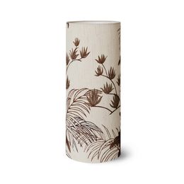 HKliving - Cylinder Leuchtenschirm, Ø 28,5 cm, floral