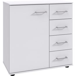 Kombikommode wimex "Kreta" Sideboards Gr. B/H/T: 81 cm x 83 cm x 41 cm, 4, weiß Kombikommoden