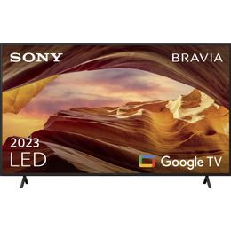 G (A bis G) Sony LED-Fernseher "KD-55X75WL" Fernseher schwarz LED Fernseher