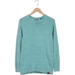 Superdry Herren Pullover, türkis, Gr. 54