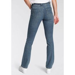 Arizona Bootcut-Jeans Recyceltes Polyester, blau